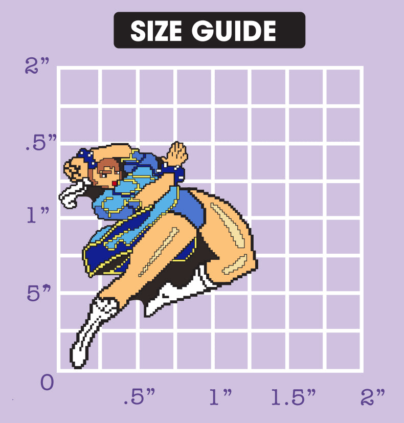 Chun Li Pixel Vixen Pin #2 – Pixel X